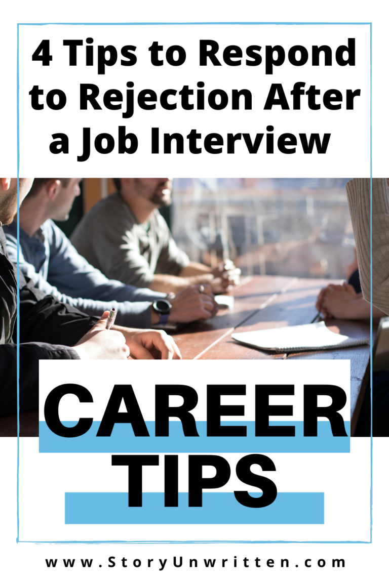 How to Respond to Rejection After a Job Interview - Story Unwritten